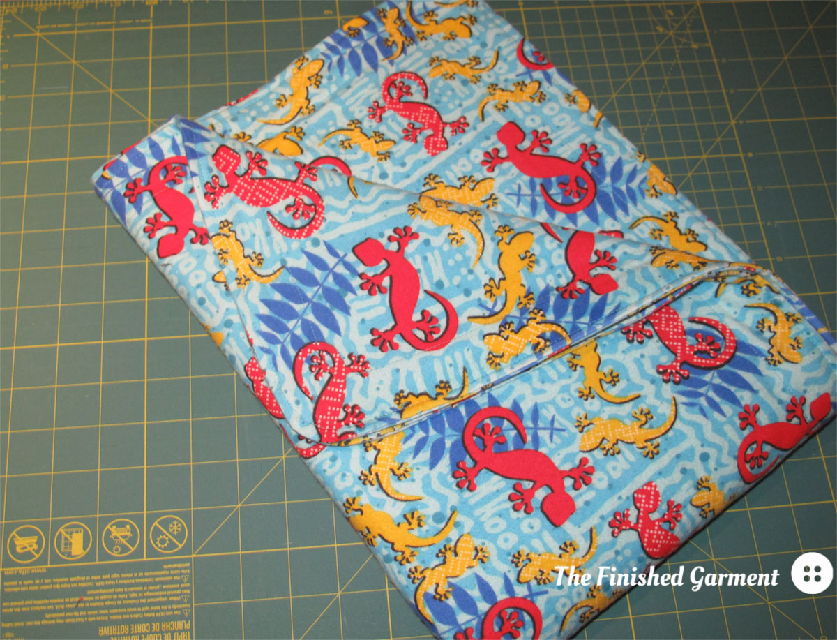 Gecko Blanket – The Finished Garment